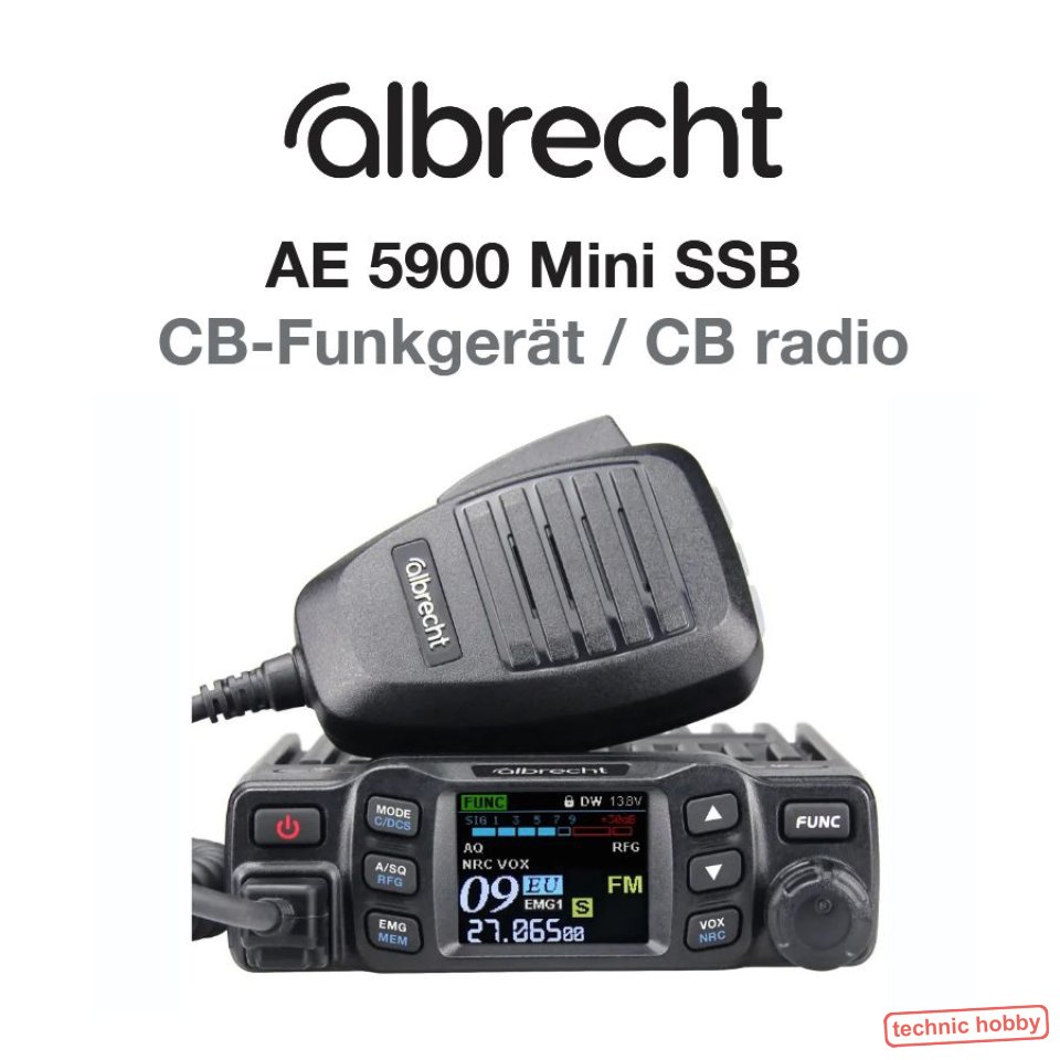 Albrecht AE 5900 AM FM SSB - technic-hobby.eu - Albrecht AE 5900 AM FM SSB